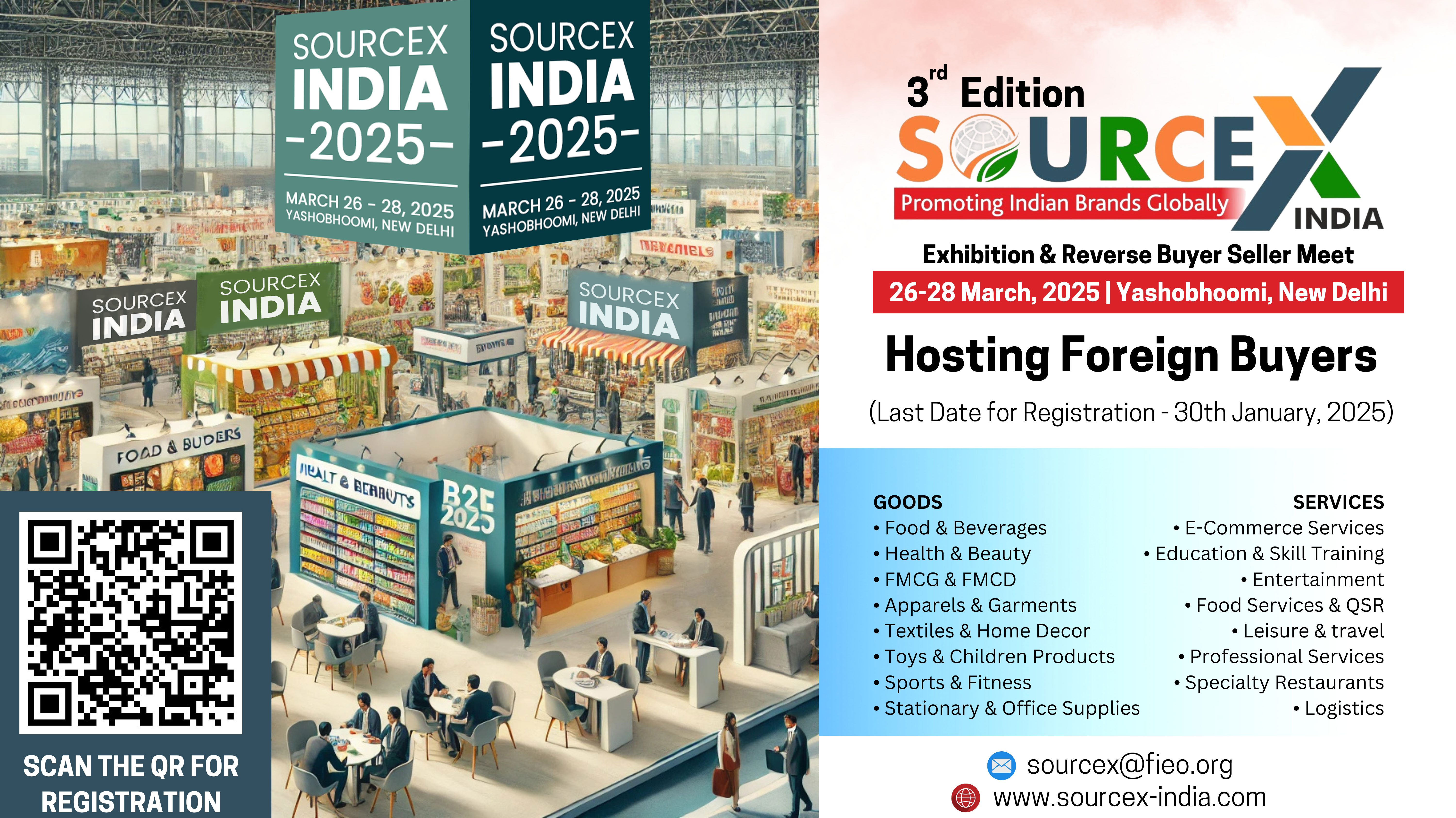 3rd edition of SOURCEX INDIA (Exhibition & Reverse buyer seller meet) scheduled from 26 - 28 ...